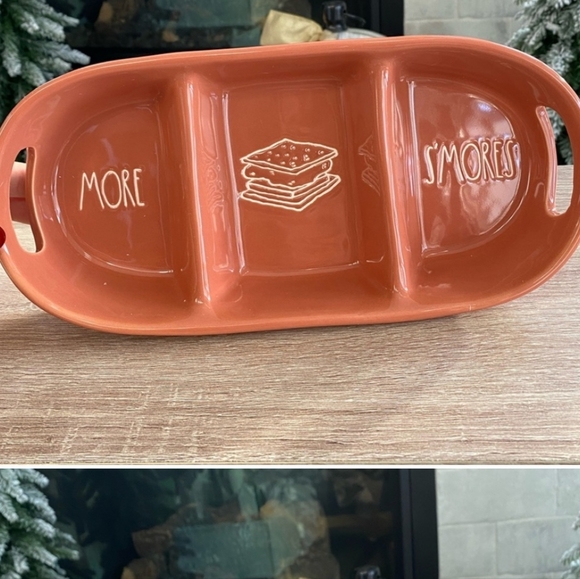 Rae Dunn | Dining | Nwt Rae Dunn Smores 3 Compartment Serving Dish In ...